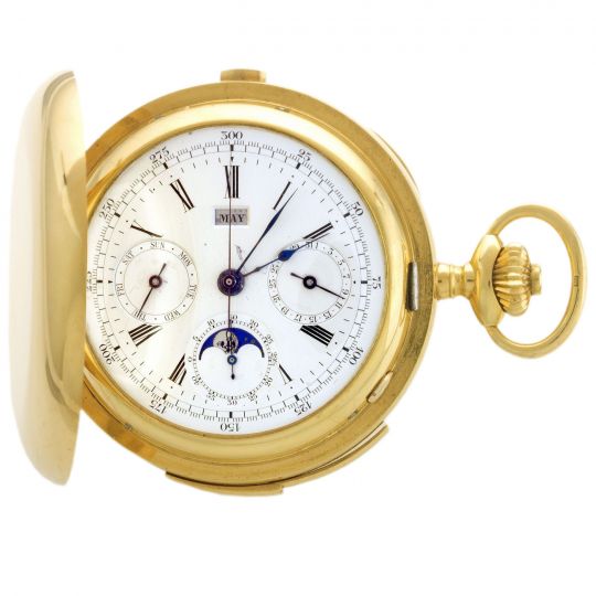Moon Phase Pocket Watch